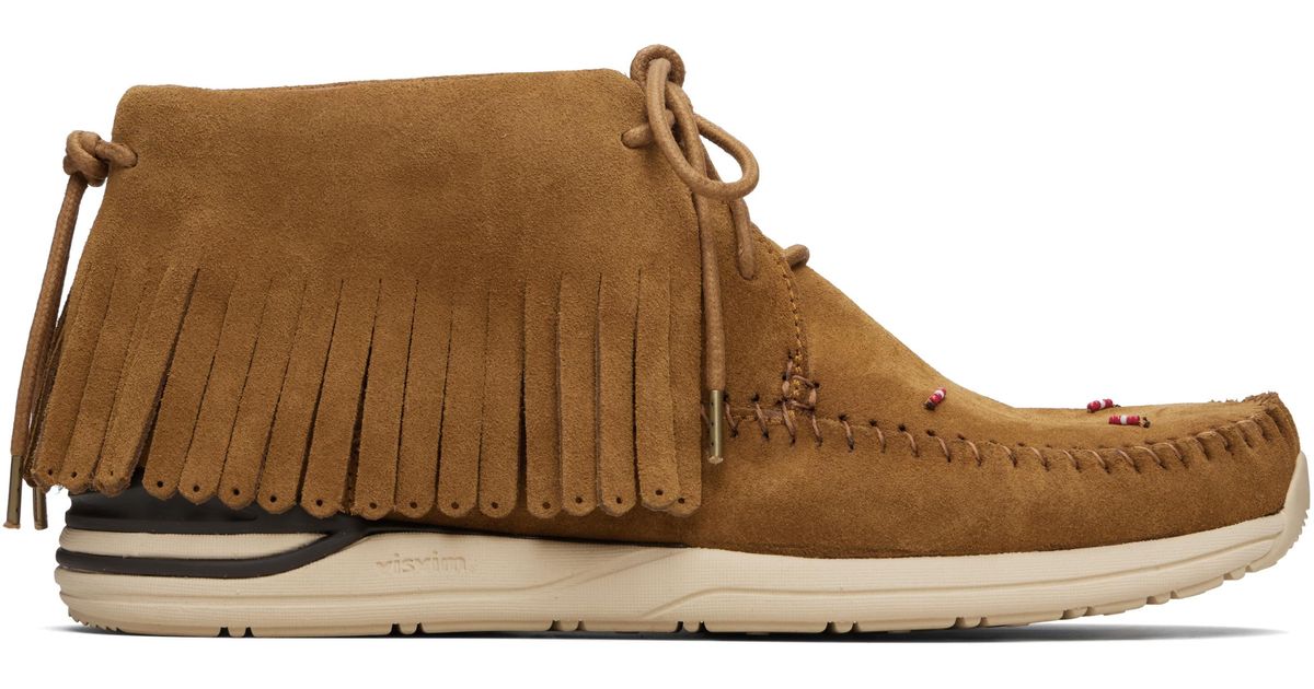 Visvim Tan Fbt Folk Sneakers in Black for Men | Lyst UK