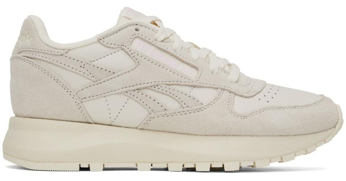 Reebok Off-white Classic Sp Sneakers in Black | Lyst UK