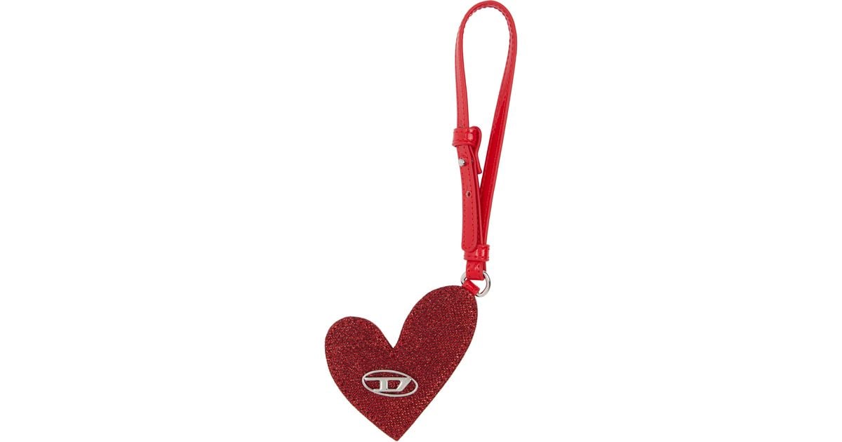 DIESEL Play Mirror Bag Charm in Red | Lyst UK