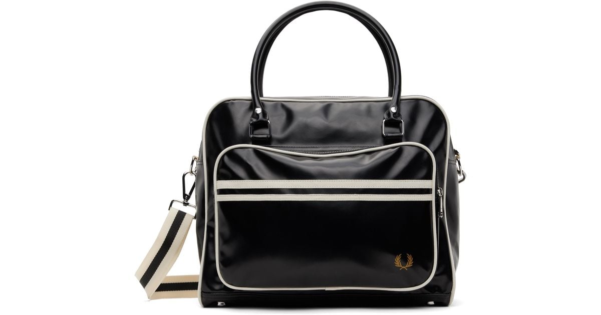 Fred Perry Classic Holdall Duffle Bag in Black for Men | Lyst