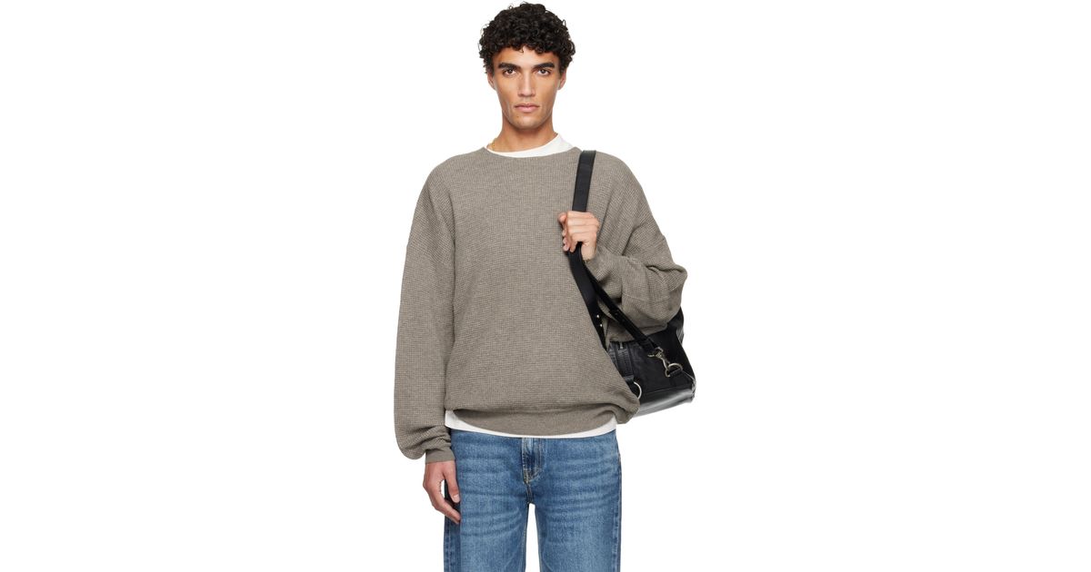 Fear Of God Holiday Waffle Crewneck 90S Sweater for Men | Lyst UK