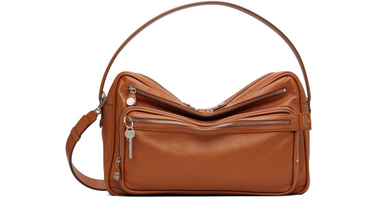 Acne Studios Tan Camero Camera Shoulder Bag in Brown | Lyst UK