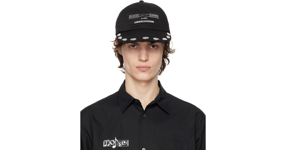 Undercover Stud Cap in Black for Men | Lyst