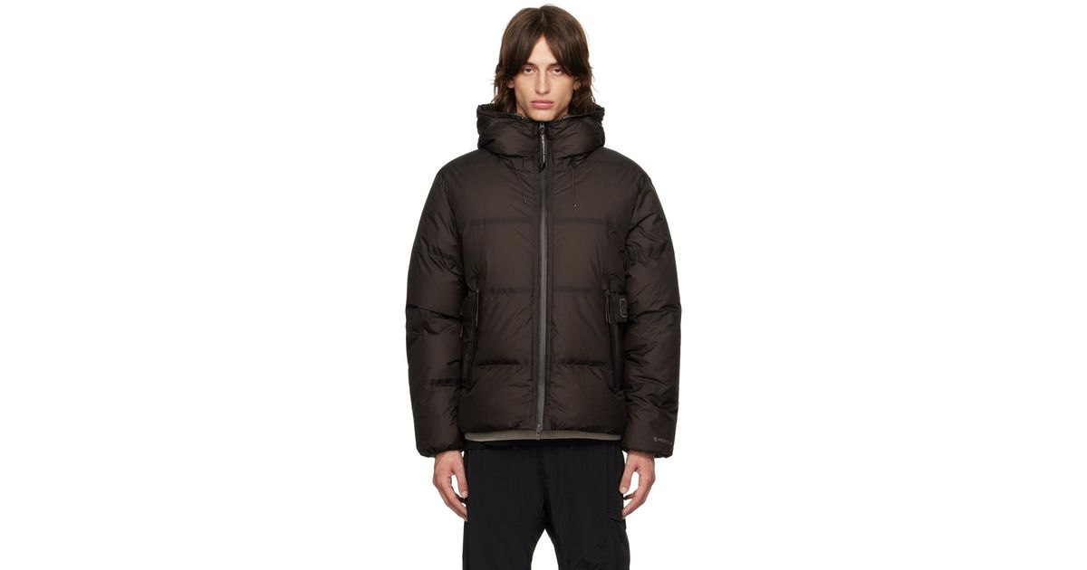 C.P. Company Pertex Down Jacket in Black for Men | Lyst