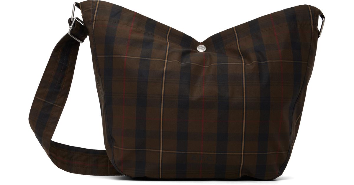 A.P.C. Journal Satchel Bag in Black for Men | Lyst UK