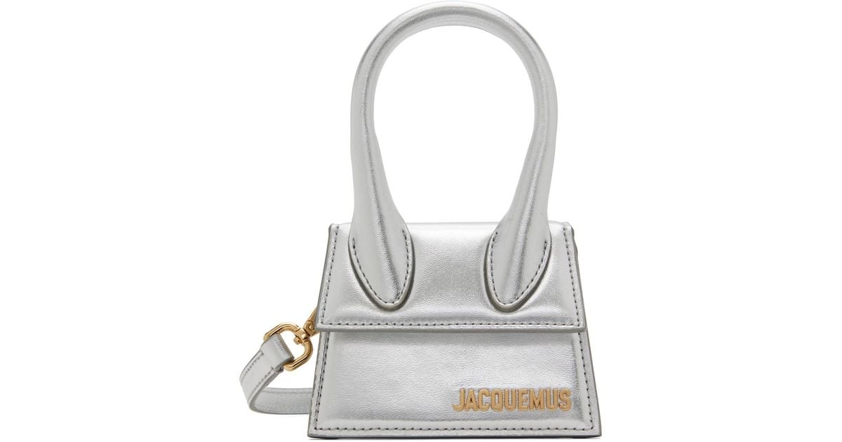 Jacquemus Silver Guirlande 'le Chiquito' Bag in Grey | Lyst UK