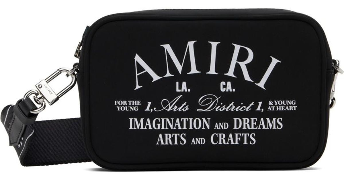 Amiri 'Arts District' Camera Case Bag in Black for Men | Lyst