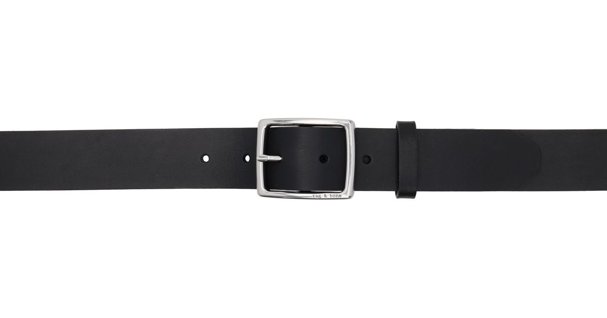 Rag & Bone Rugged Belt in Black for Men | Lyst UK