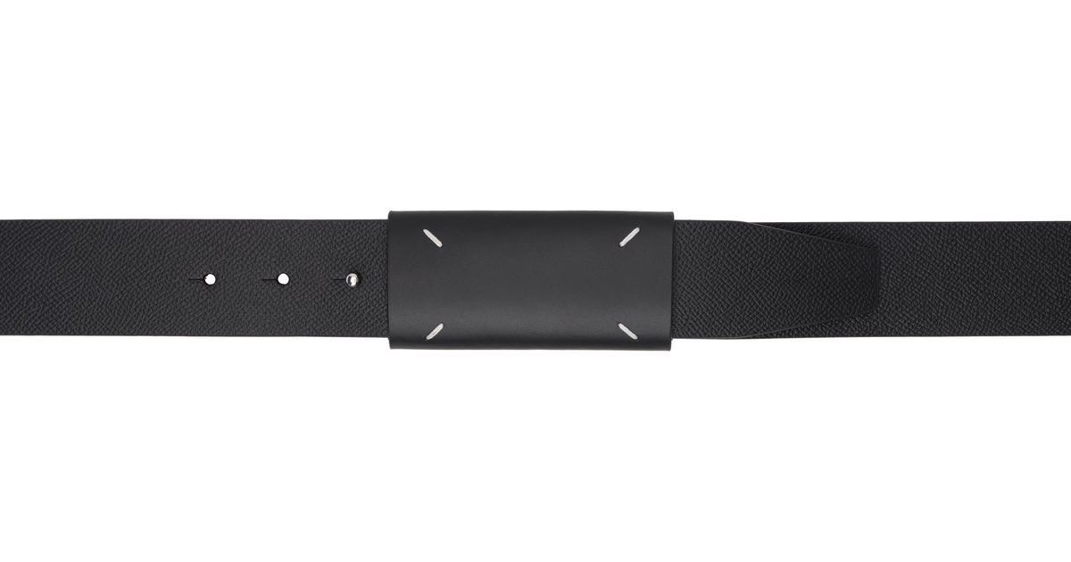 Maison Margiela Tab-Slot Belt in Black for Men | Lyst UK