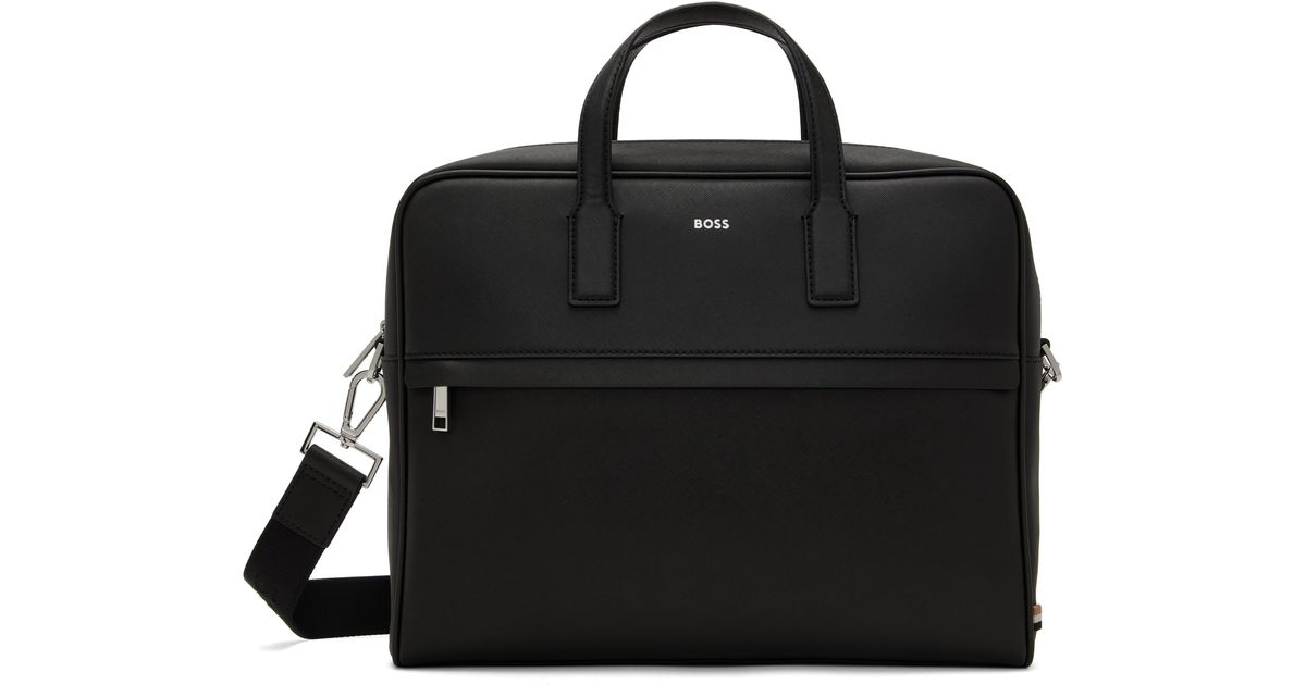 BOSS Structu Briefcase in Black for Men | Lyst