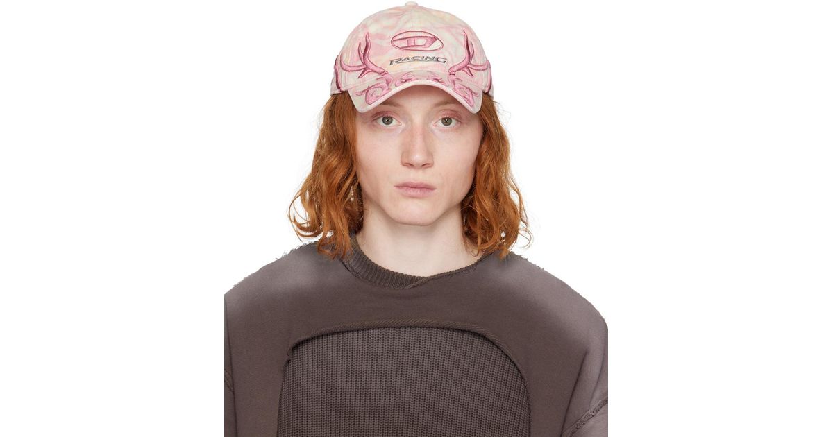 メンズ DIESEL C-aren キャップ ピンク | Lyst メンズ DIESEL C-aren キャップ ピンク | Lyst