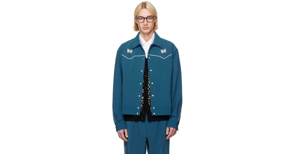 Needles Piping Cowboy Jacket in Blue for Men | Lyst