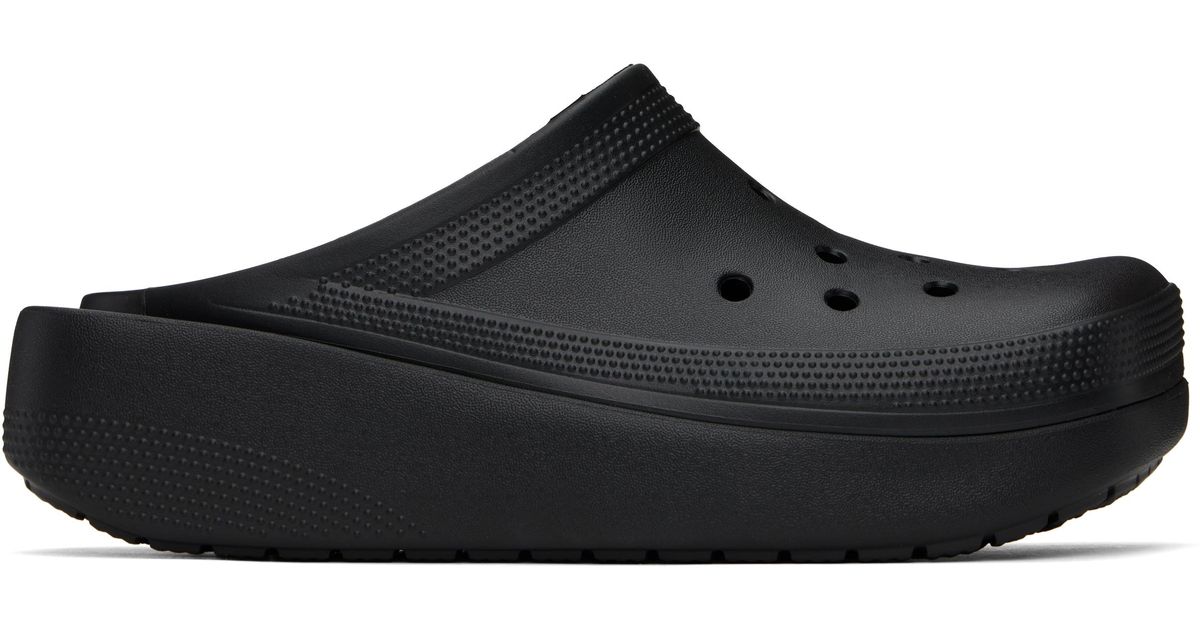 Crocs™ Classic Blunt Toe Clogs in Black for Men | Lyst