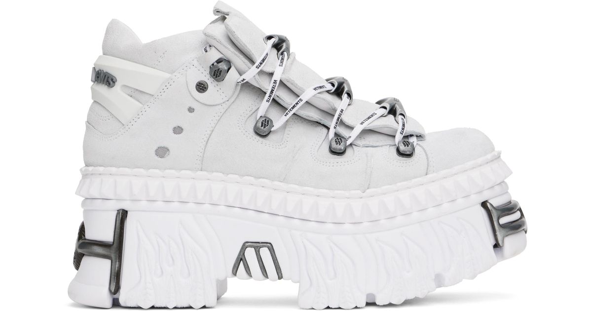 Vetements New Rock Edition Fire Platform Sneakers in Black | Lyst