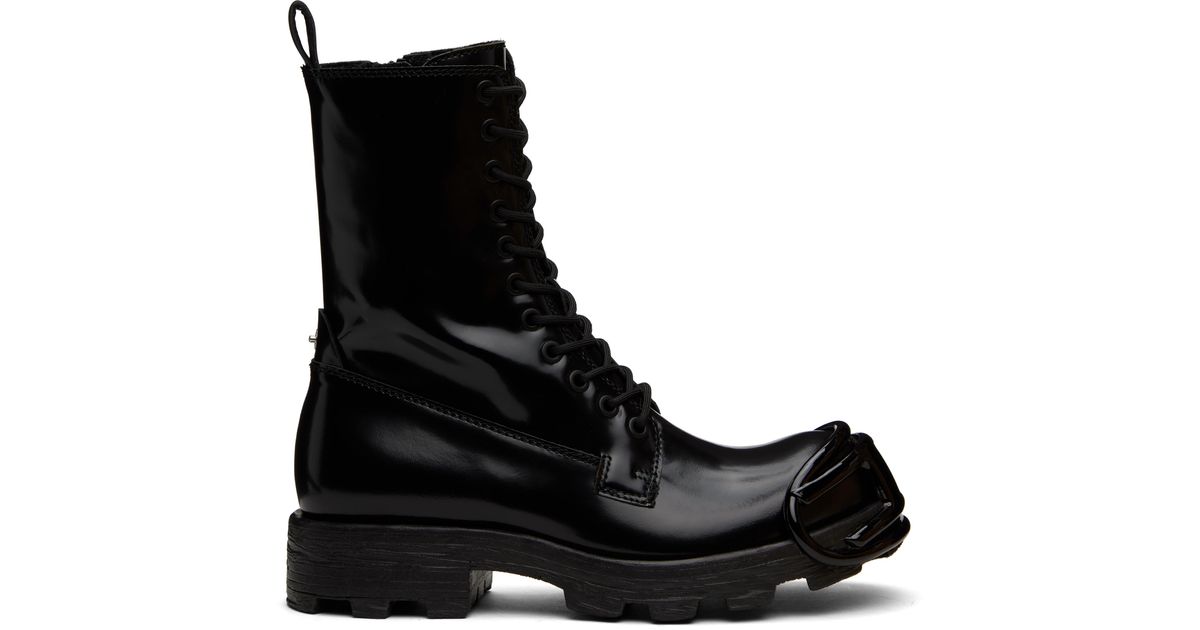 DIESEL D-Hammer Bt D Boots in Black for Men | Lyst