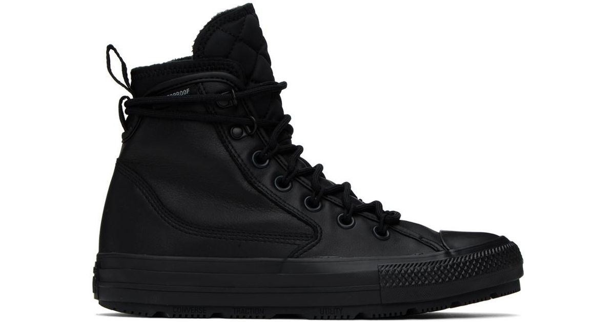 Converse Black Chuck Taylor All Star All Terrain High Sneakers for Men ...