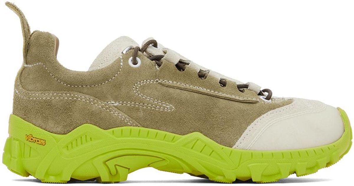 Our Legacy Off-white & Taupe Gabe Sneakers in Black for Men | Lyst