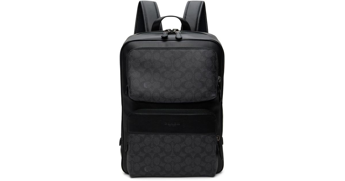 COACH Gotham Backpack in Black for Men | Lyst
