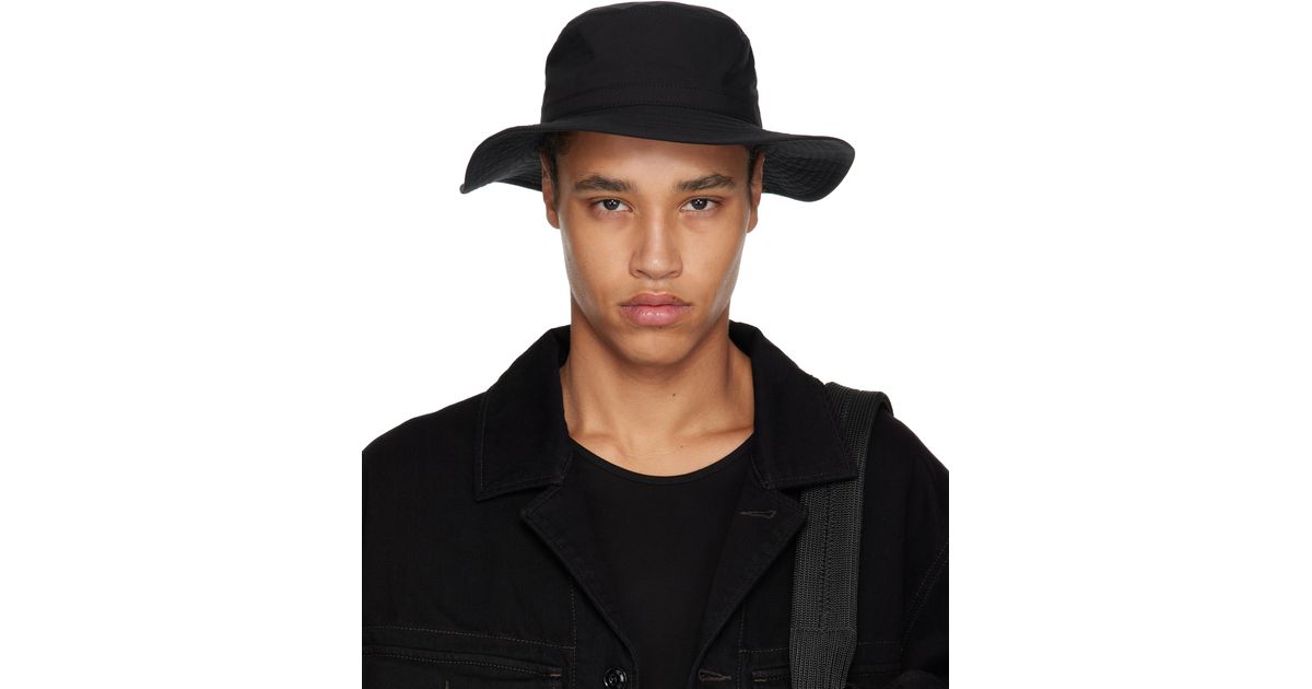 Lemaire Cricket Bucket Hat in Black for Men | Lyst
