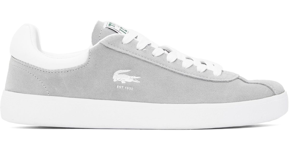 Lacoste Baseshot Transluscent Sole Sneakers in Black for Men | Lyst