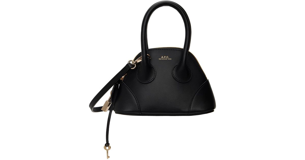 Apc Black Mini Emma Bag Lyst Uk