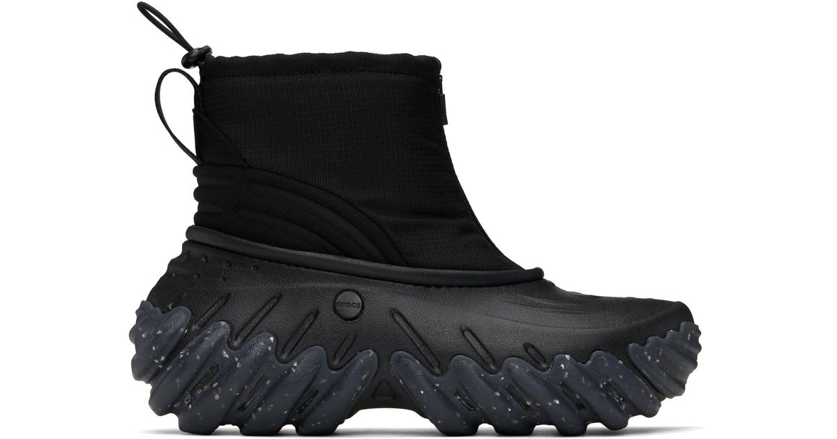 Crocs™ Echo Boot Z Shield Boots in Black for Men | Lyst
