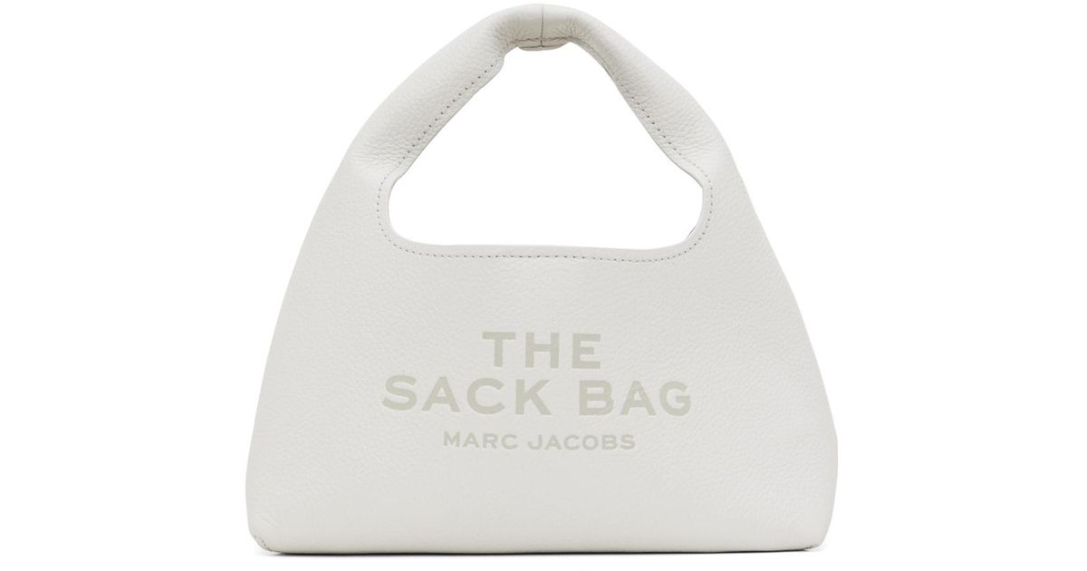 Marc Jacobs 'the Mini Sack Bag' Tote in White | Lyst