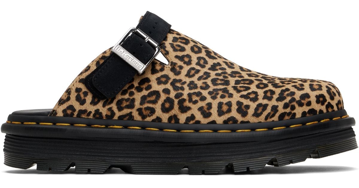 Dr. Martens Zebzag Slingback Platform Loafers in Black for Men | Lyst