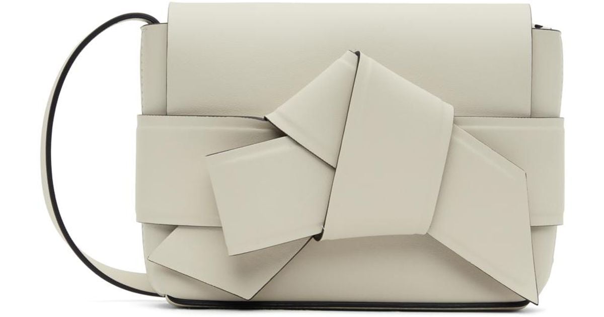 Acne Studios White Mini Musubi Bag in Black for Men | Lyst Canada