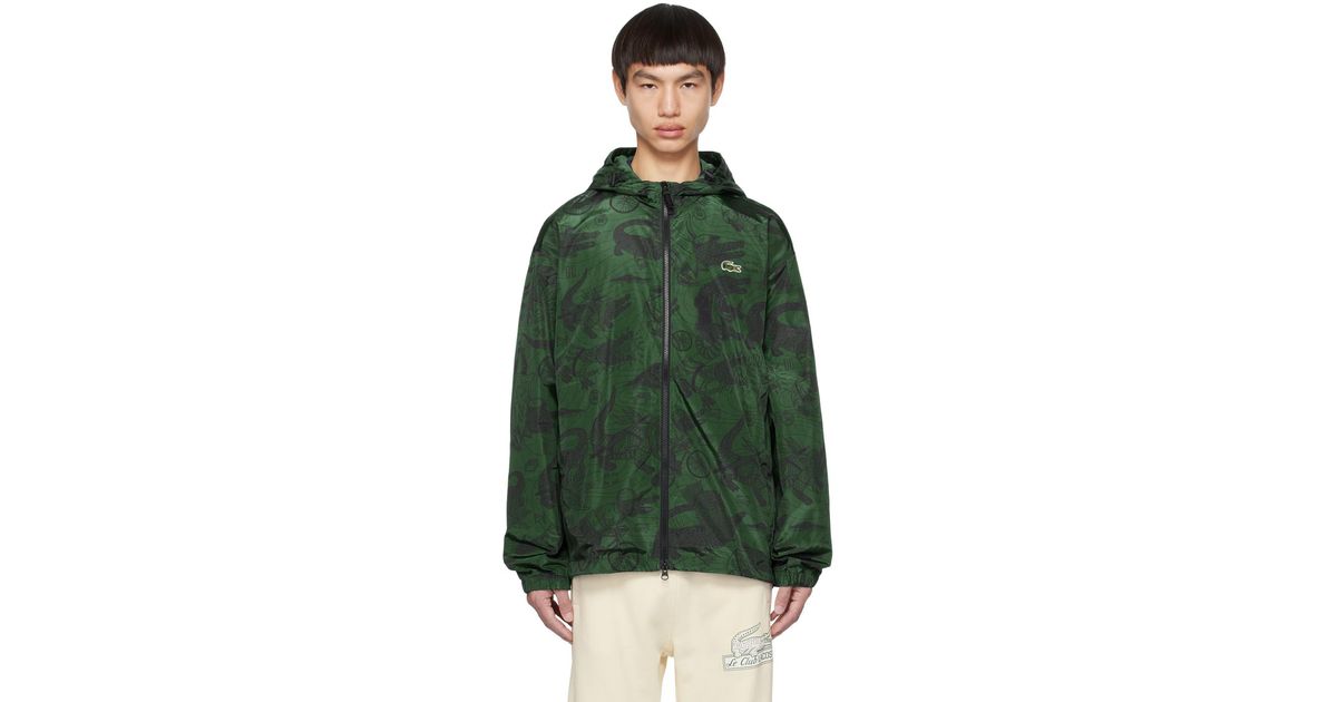 Lacoste Green Netflix Edition Jacket for Men | Lyst Canada