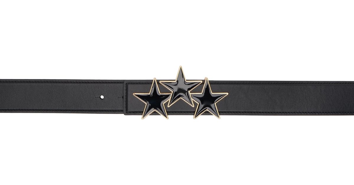Amiri Three Star Belt in Black for Men | Lyst
