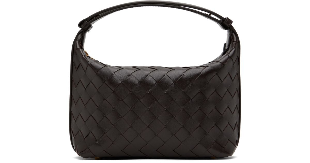 Bottega Veneta Mini Wallace Bag in Black | Lyst