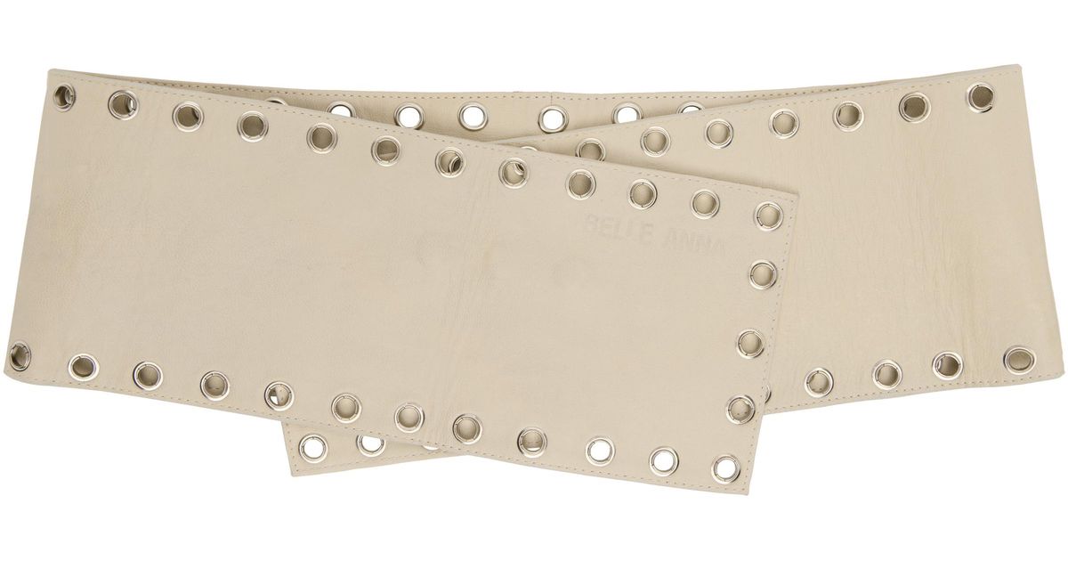 Belle Anna Off- Dilara Belt in Black | Lyst