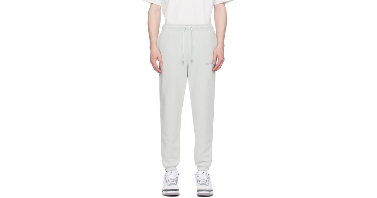 Nike Jordan Wordmark Sweatpants in White for Men | Lyst