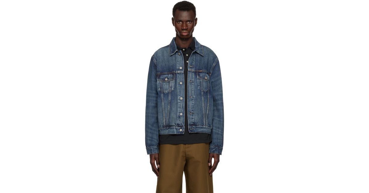Polo Ralph Lauren Faded Denim Trucker Jacket in Blue for Men | Lyst
