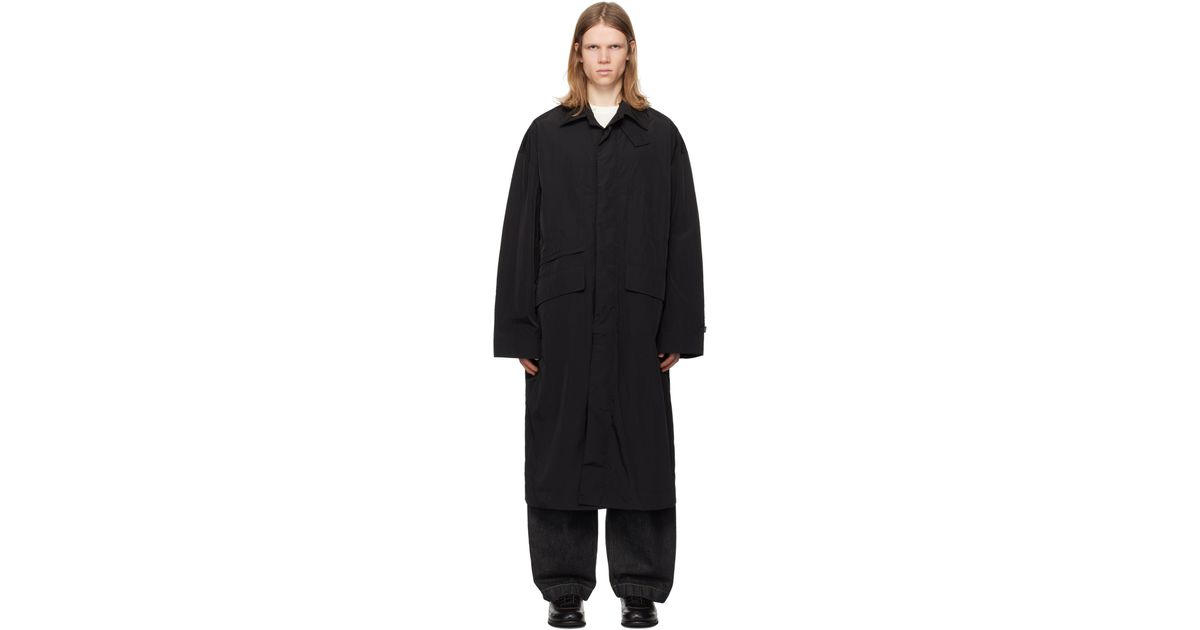 Studio Nicholson Rizz Coat in Black for Men | Lyst