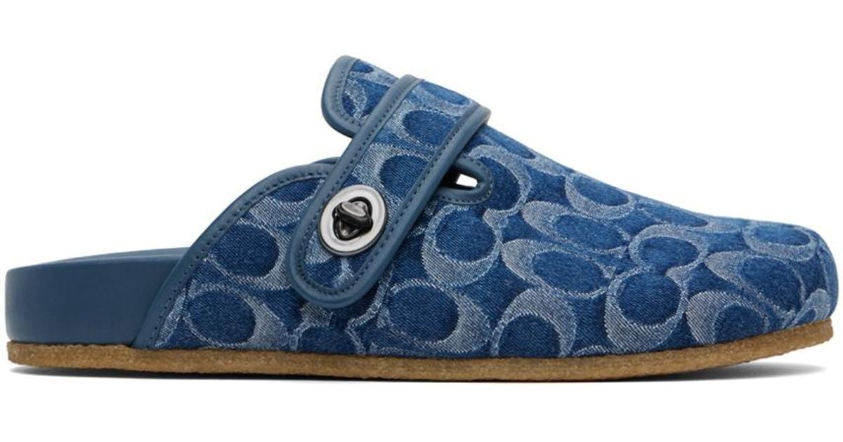COACH Blake Clogs in Blue for Men | Lyst UK