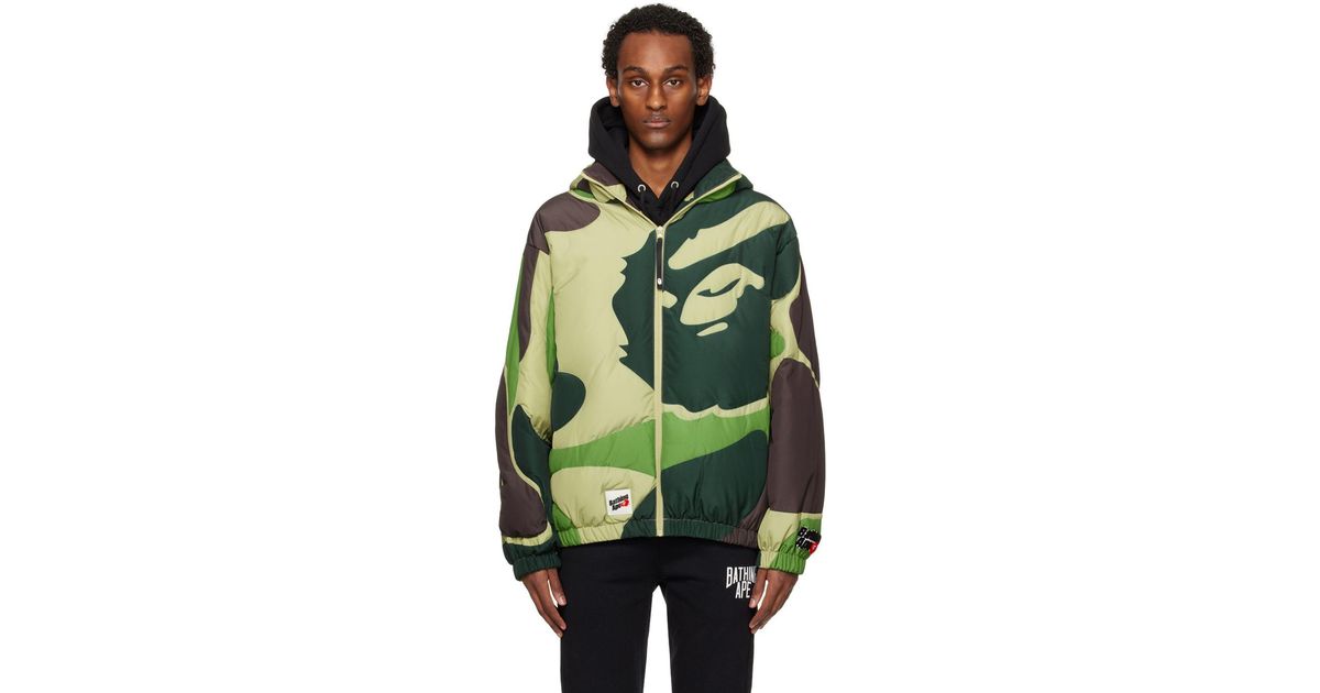 A Bathing Ape Mega Abc Camo Down Jacket in Green for Men | Lyst A Bathing Ape Mega Abc Camo Down Jacket in Green for Men | Lyst