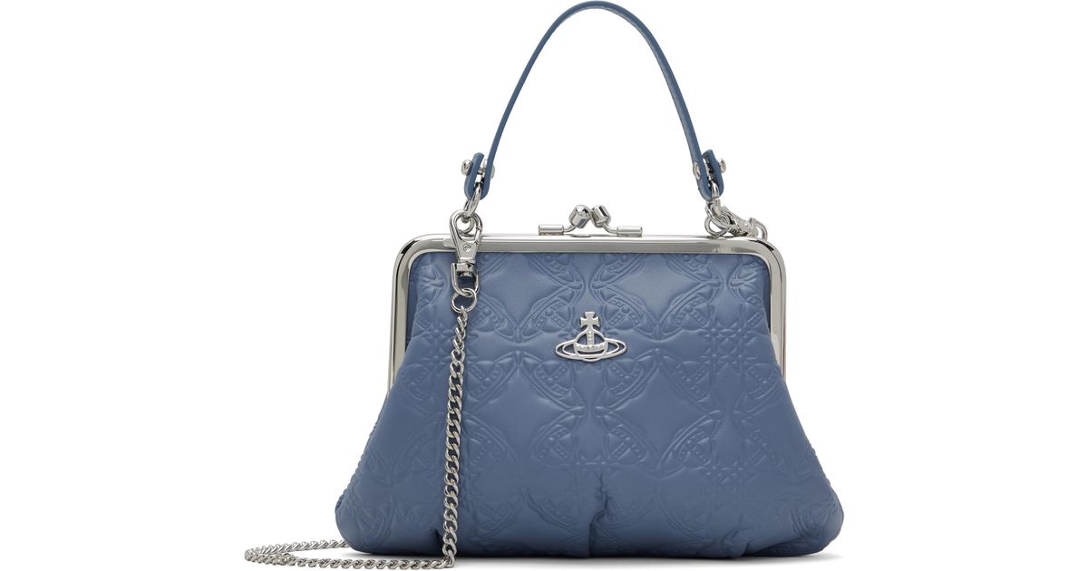 Vivienne Westwood Granny Frame Bag in Blue for Men | Lyst