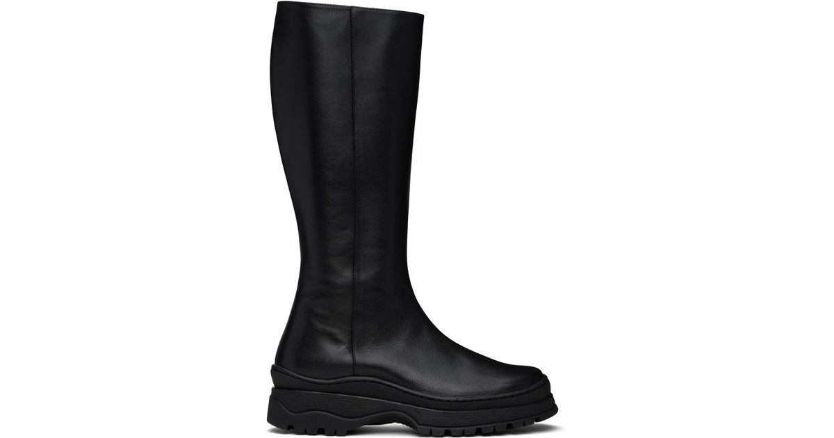 Nicole Saldaña Anna Tall Boots in Black | Lyst