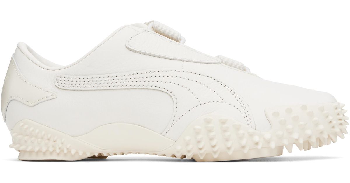 PUMA Mostro Leather Sneakers in Black | Lyst