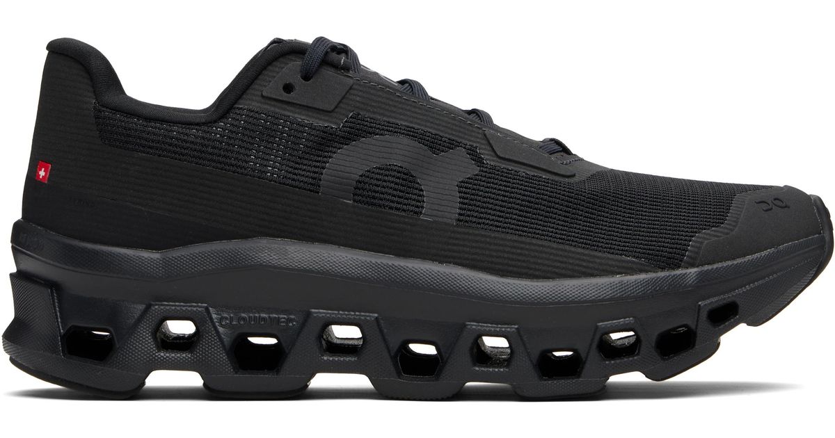 On Shoes Cloudmster Void Sneakers in Black | Lyst UK