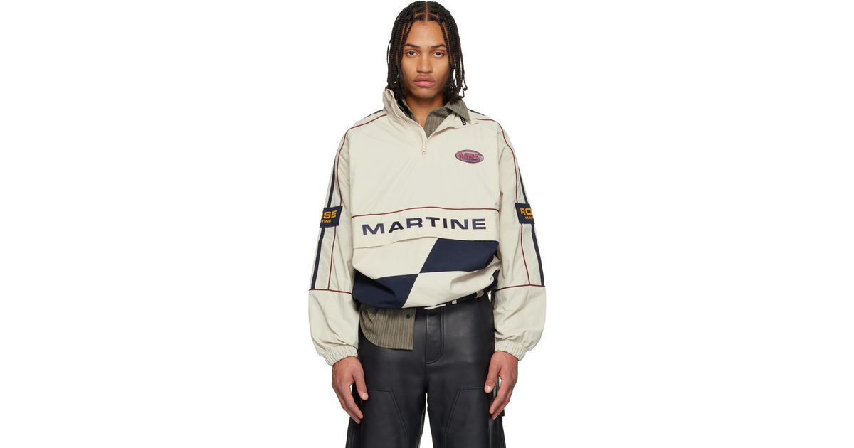 Martine Rose Hockey Track Jacket for Men | Lyst