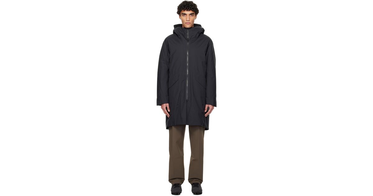 Veilance Monitor Down Coat in Black for Men | Lyst UK