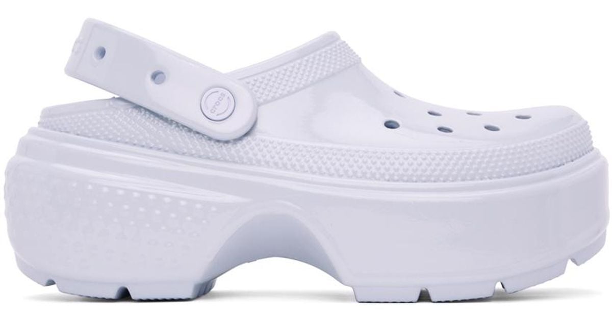 Crocs™ Stomp High Shine Clogs in Black | Lyst