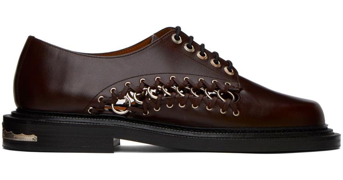 Toga Virilis O-ring Derbys in Black for Men | Lyst