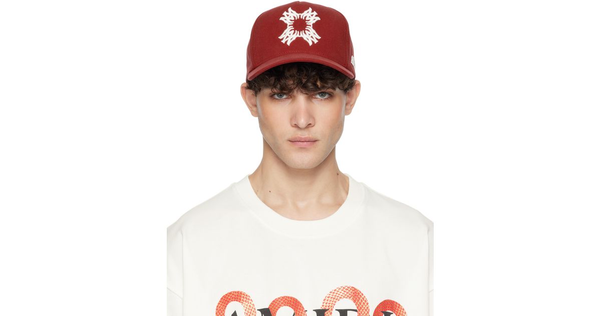 Amiri Ma Quad Canvas Cap in White for Men | Lyst