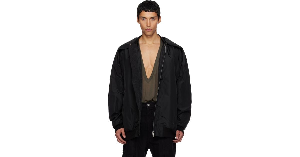 Rick Owens Concordians Convertible Jumbo Peter Flight Bomber Jacket in ...
