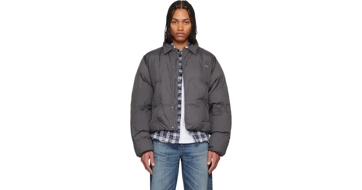 Dime Pleated Puffer Jacket in Black for Men | Lyst UK