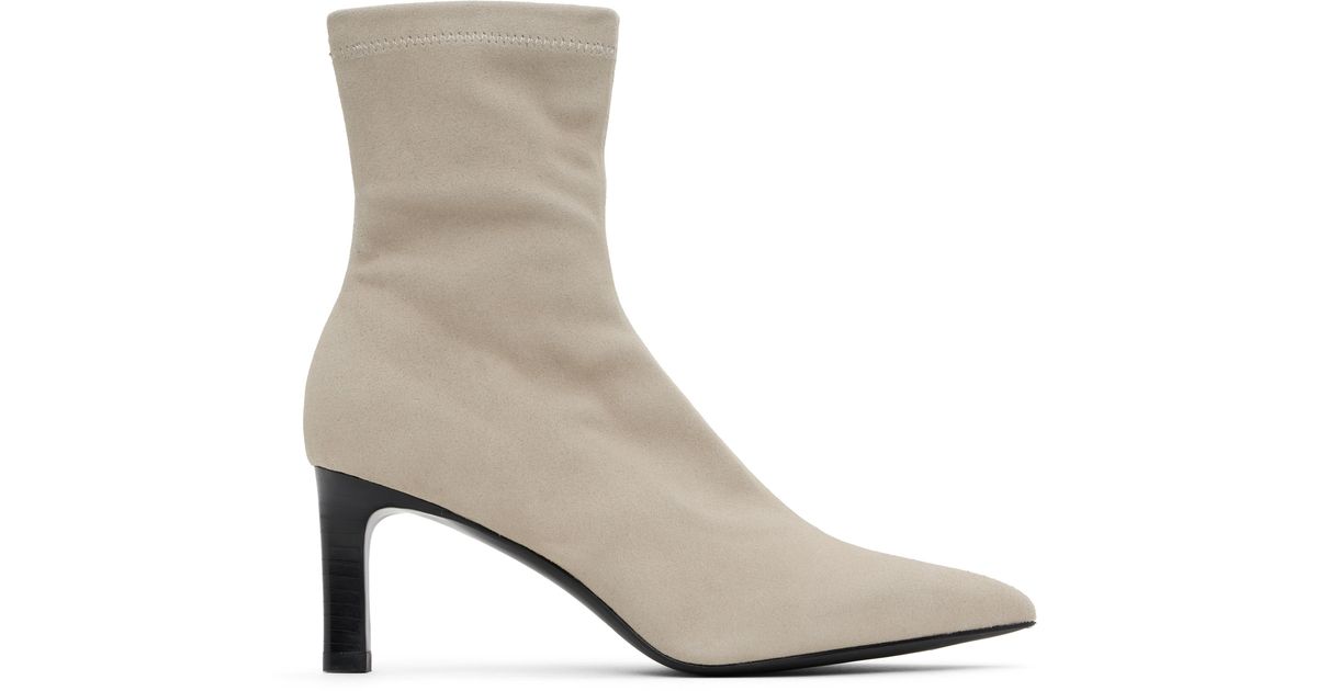 Rag & Bone Britt Suede Ankle Boots in Gray | Lyst